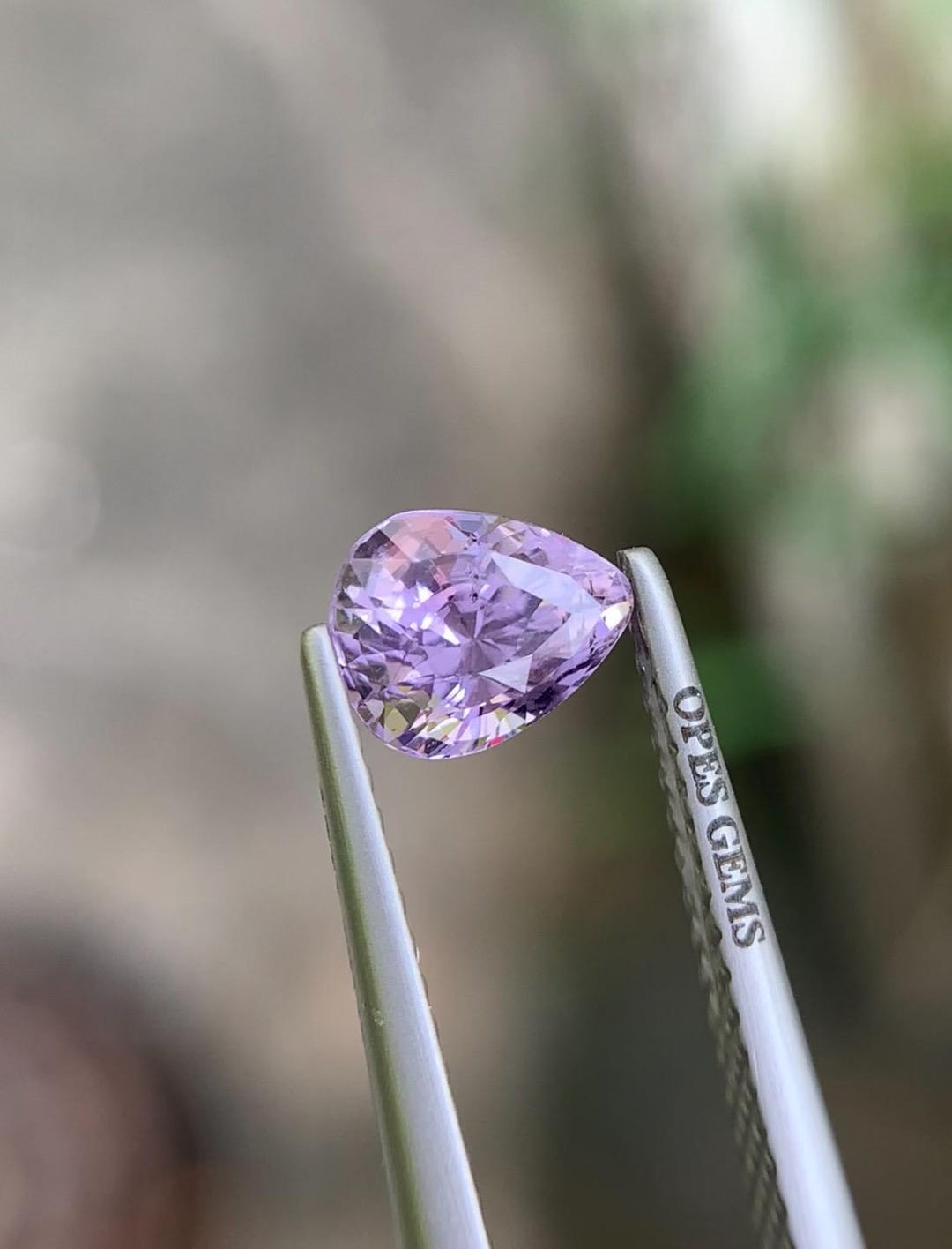 1.02 Carats Natural Lavender Spinel Pear Shape, Sri Lanka Origin Loose ...