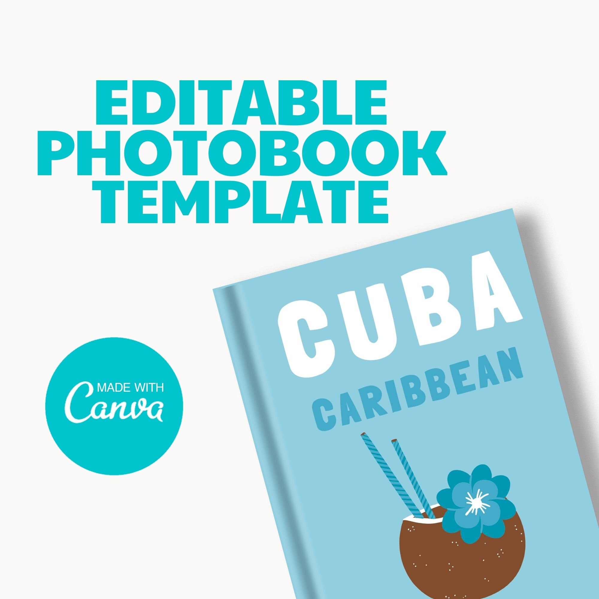 Travel Photobook Canva Template Cuba Assouline Inspired Printed Photo ...