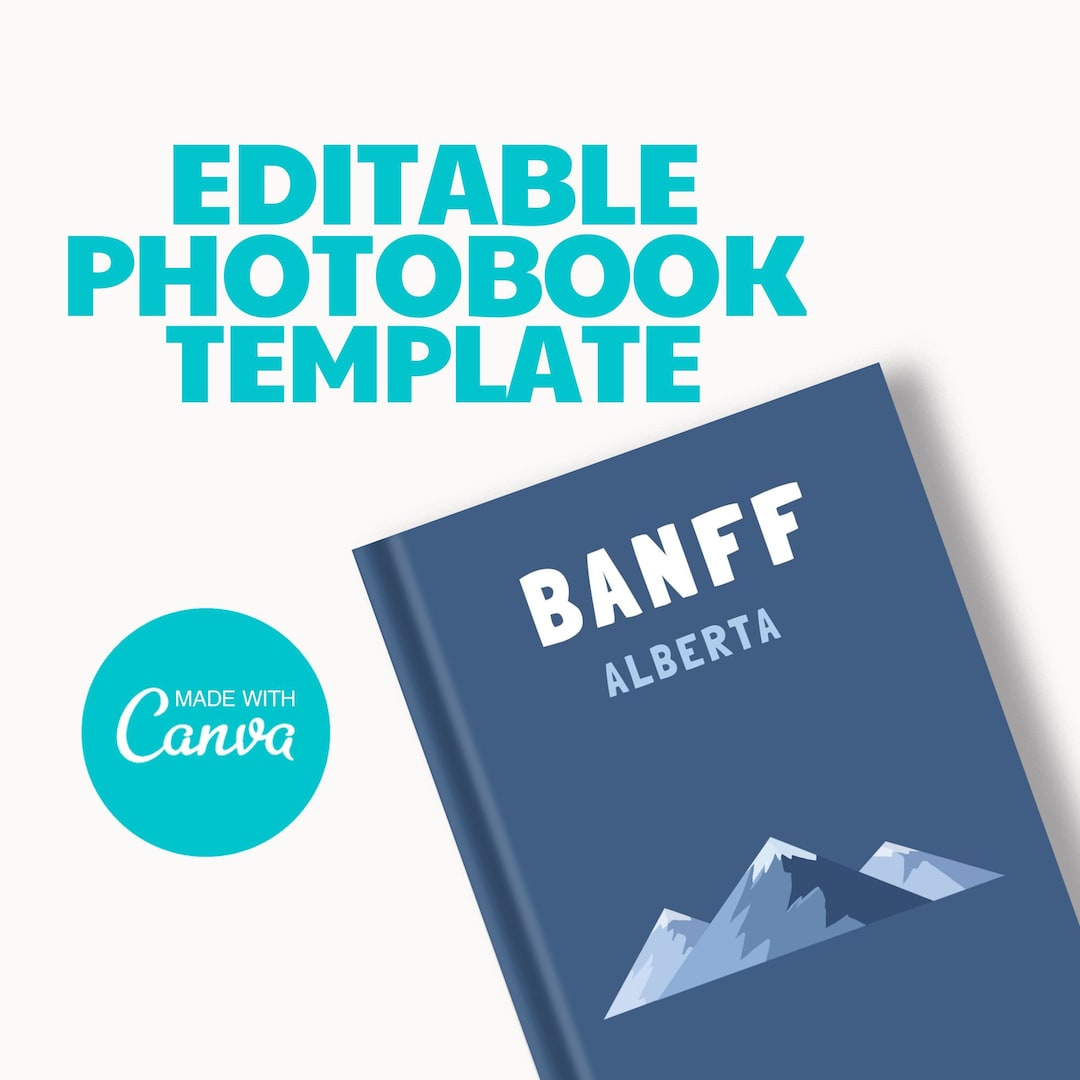Travel Photobook Canva Template Banff Assouline Inspired Printed Photo ...