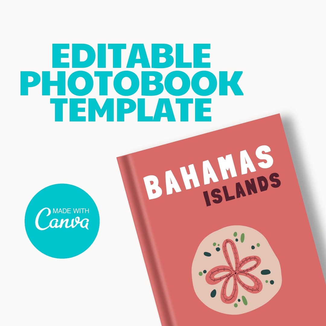 Travel Photobook Canva Template Bahamas Assouline Inspired Printed ...