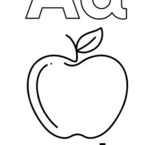 The Alphabet Coloring Book - Etsy