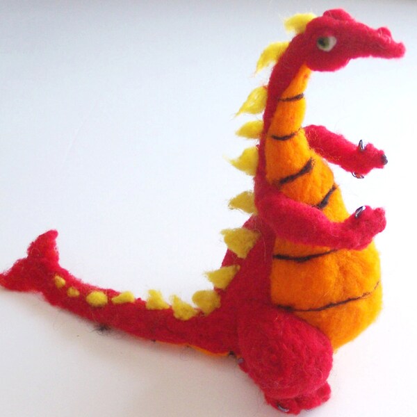 Needle Felted Dragon - Etsy