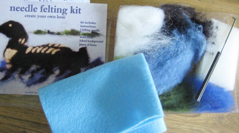 Needle Felting Kit. Loon - Etsy