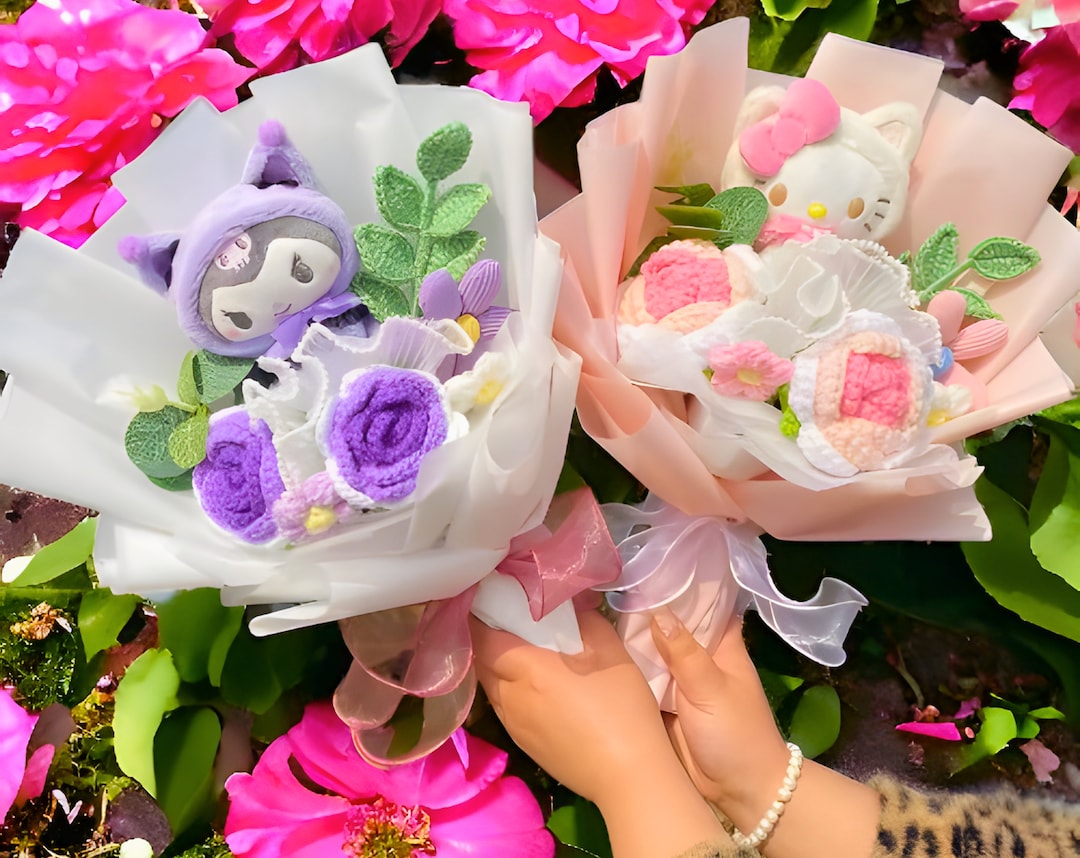 Kawaii Sanrio Graduation Bouquet, Adorable Sanrio Plushies, Unique ...