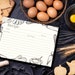 Baking/cooking Recipe Card Template, Bridal Shower Recipe Insert ...