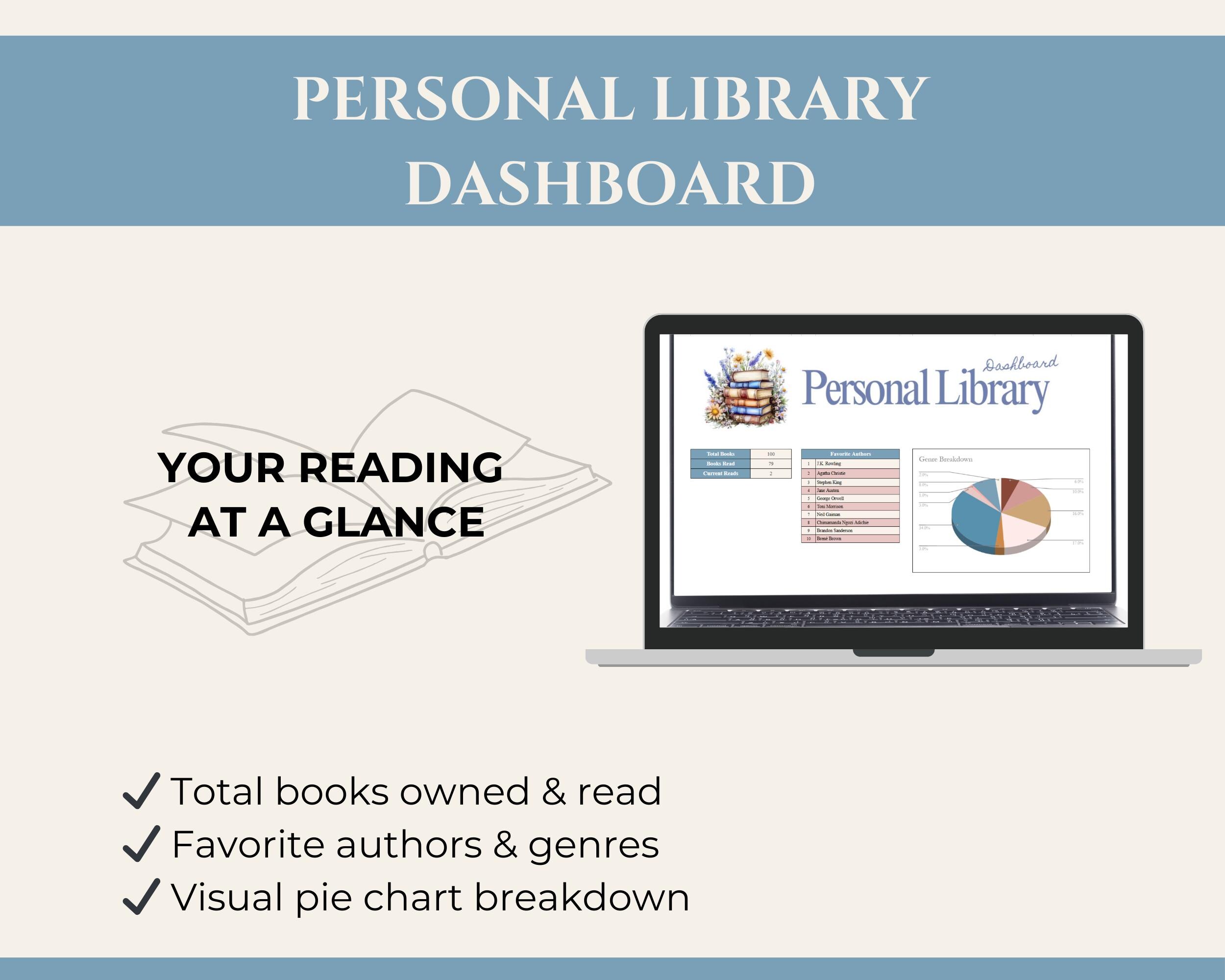 The Ultimate Digital Book Tracker | Reading Log and Library Organizer ...