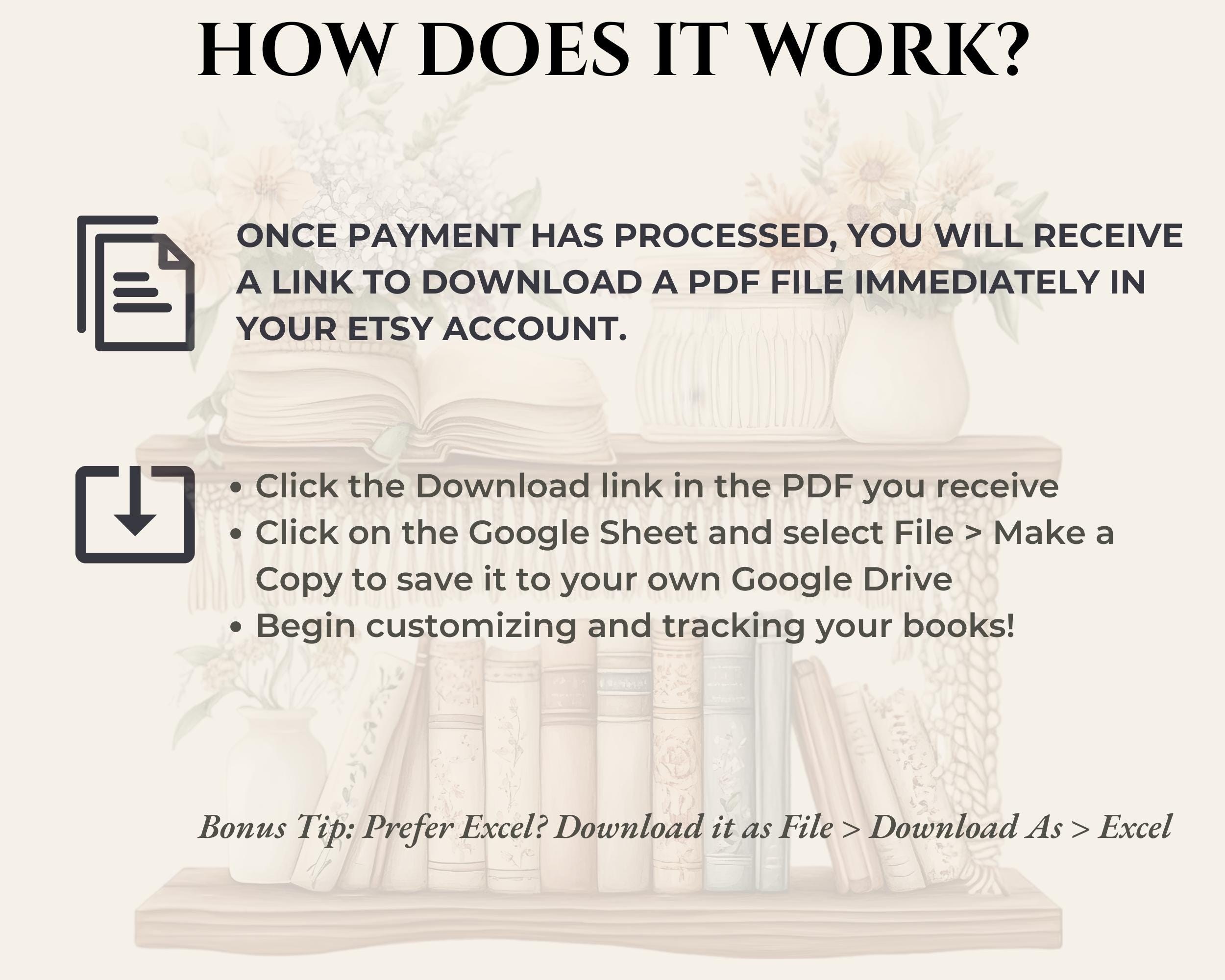 The Ultimate Digital Book Tracker | Reading Log and Library Organizer ...