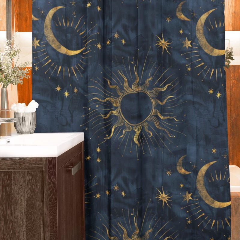 Celestial Moon Curtain - Etsy