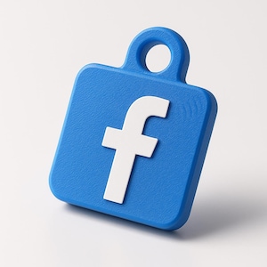 NFC Social Media Keyring – 3D Printed Custom Tag With NFC Chip | Tap to Share Link | Instagram ...