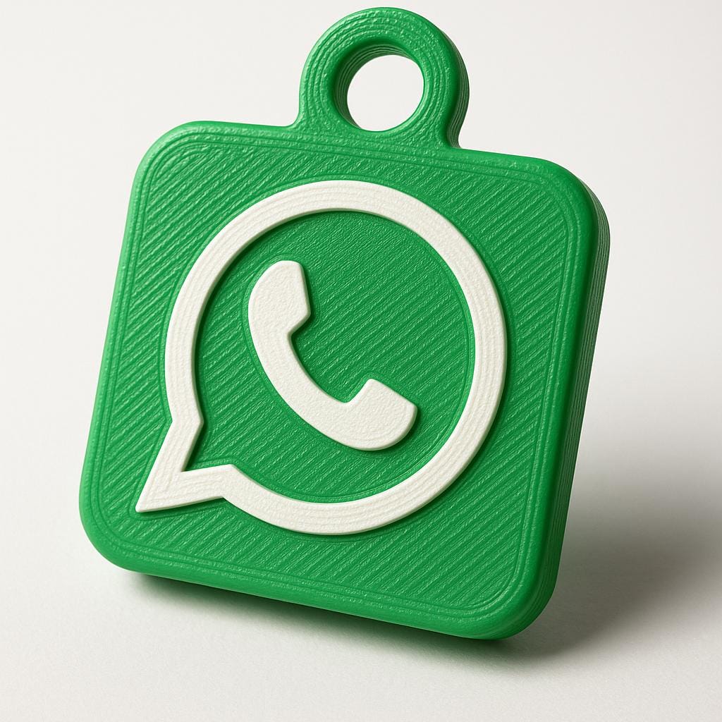 NFC Social Media Keyring – 3D Printed Custom Tag With NFC Chip | Tap to Share Link | Instagram ...