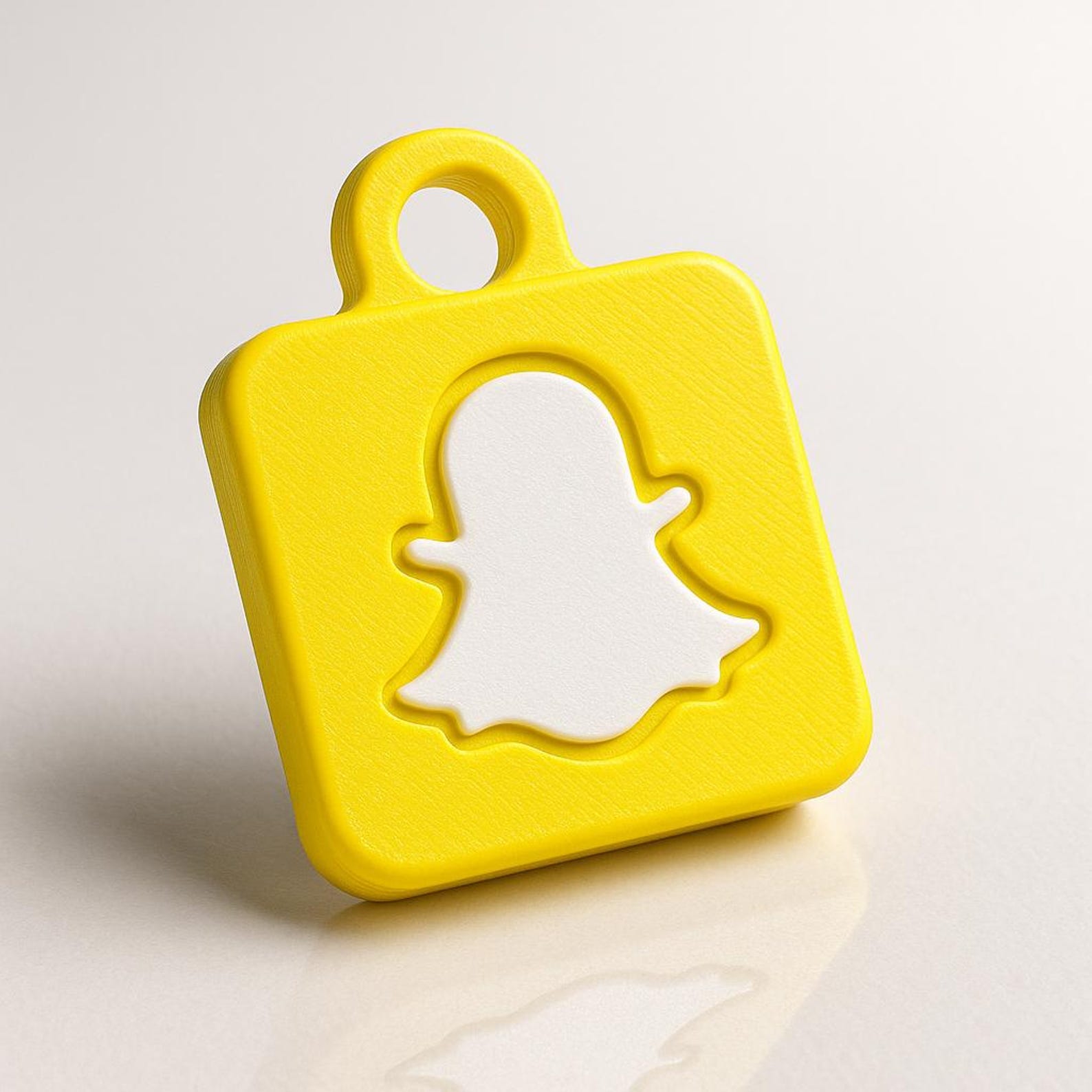 3D Printed NFC Social Media Keyring: Custom Tap Tag - Etsy