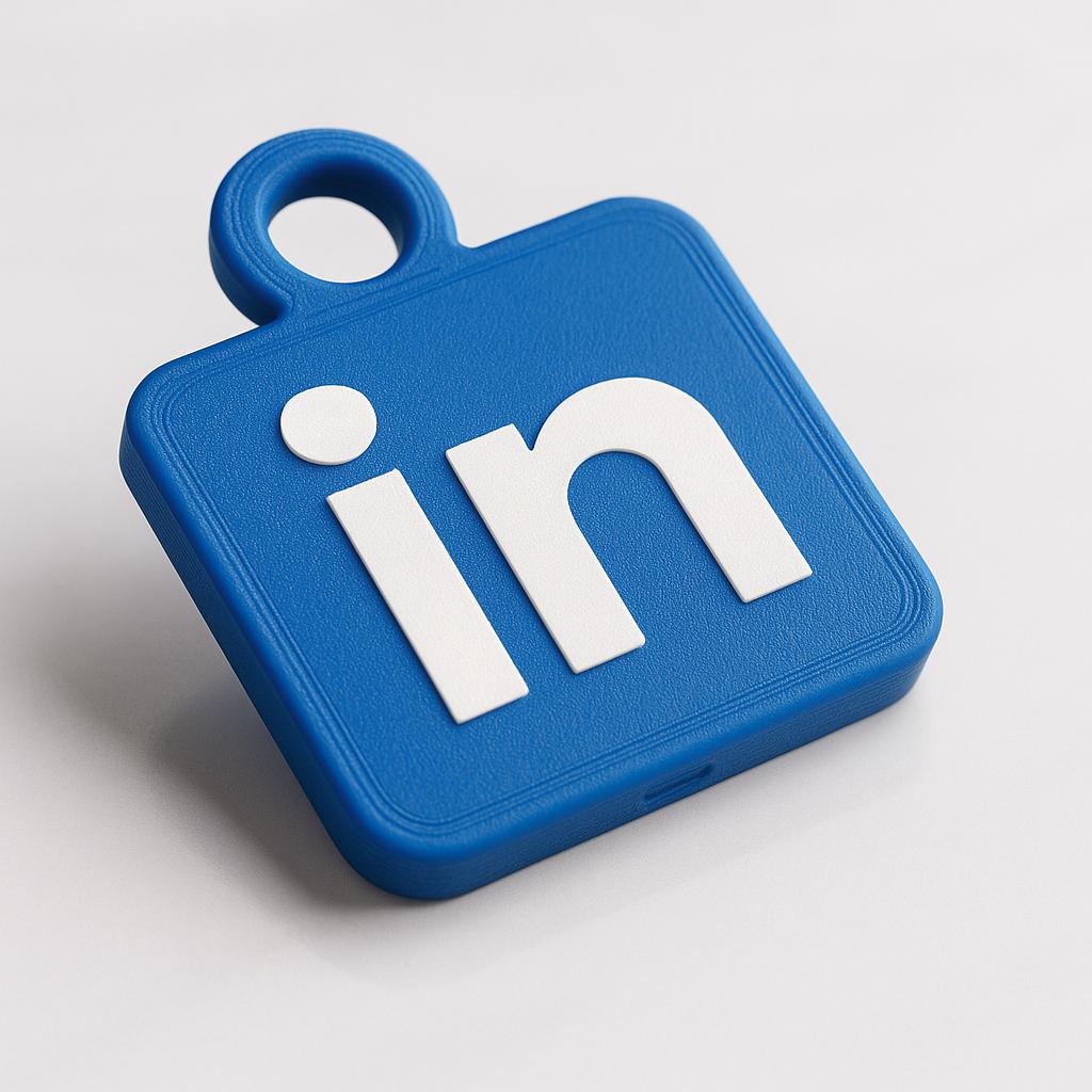 NFC Social Media Keyring – 3D Printed Custom Tag With NFC Chip | Tap to Share Link | Instagram ...