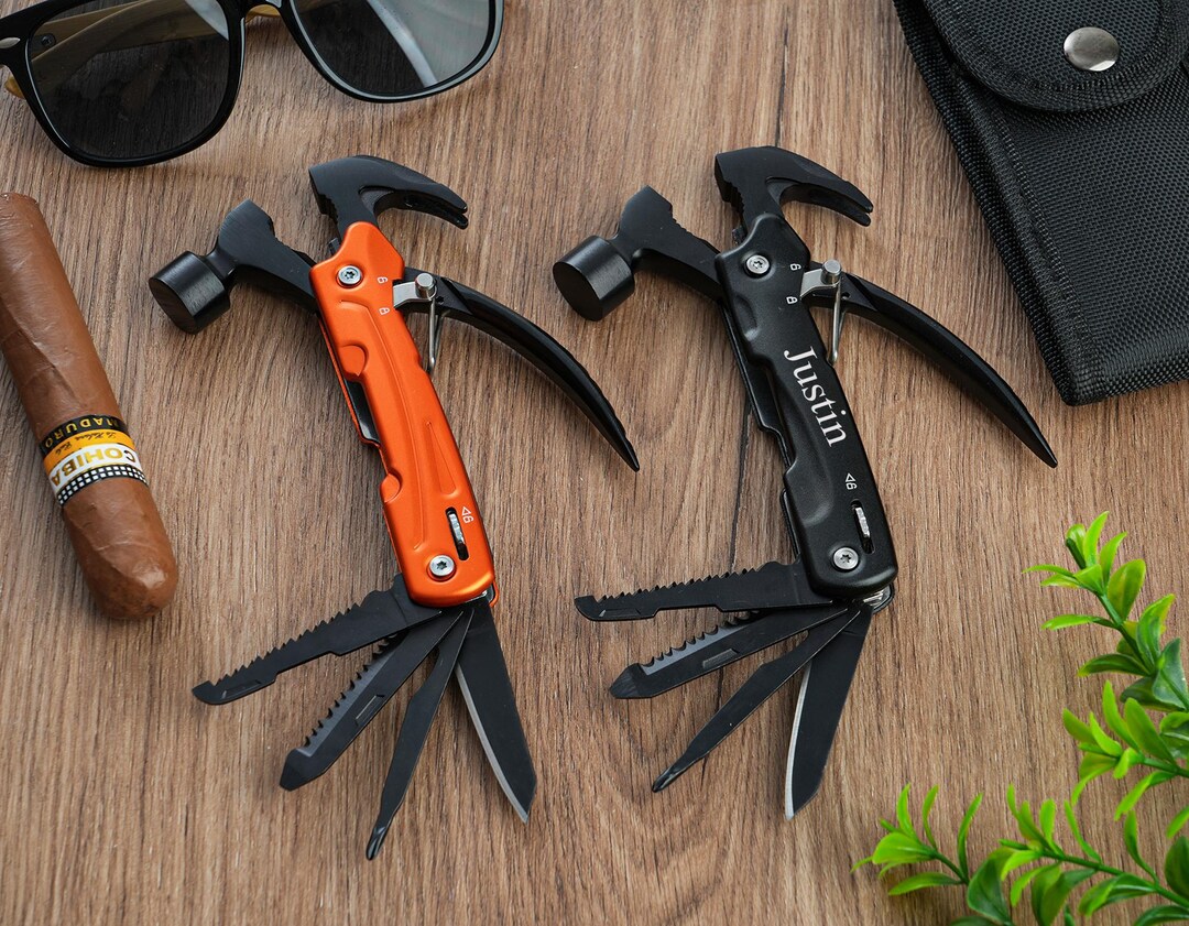Personalized Engraved Multi Tool,12-in-1 Hammer Multitool,custom Mini Hammer Multitool,camping ...