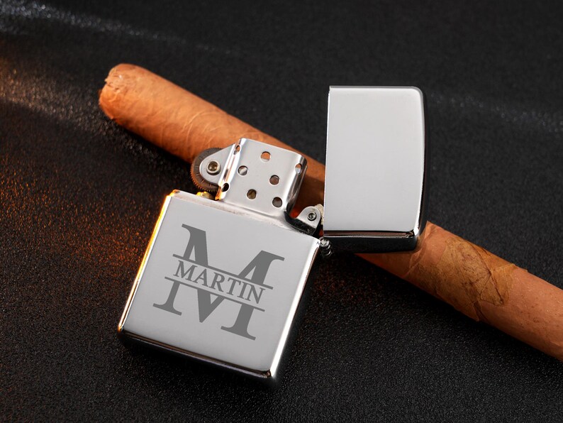 Personalized Engraved Lighter: Custom Lighters With Case, Groomsmen ...