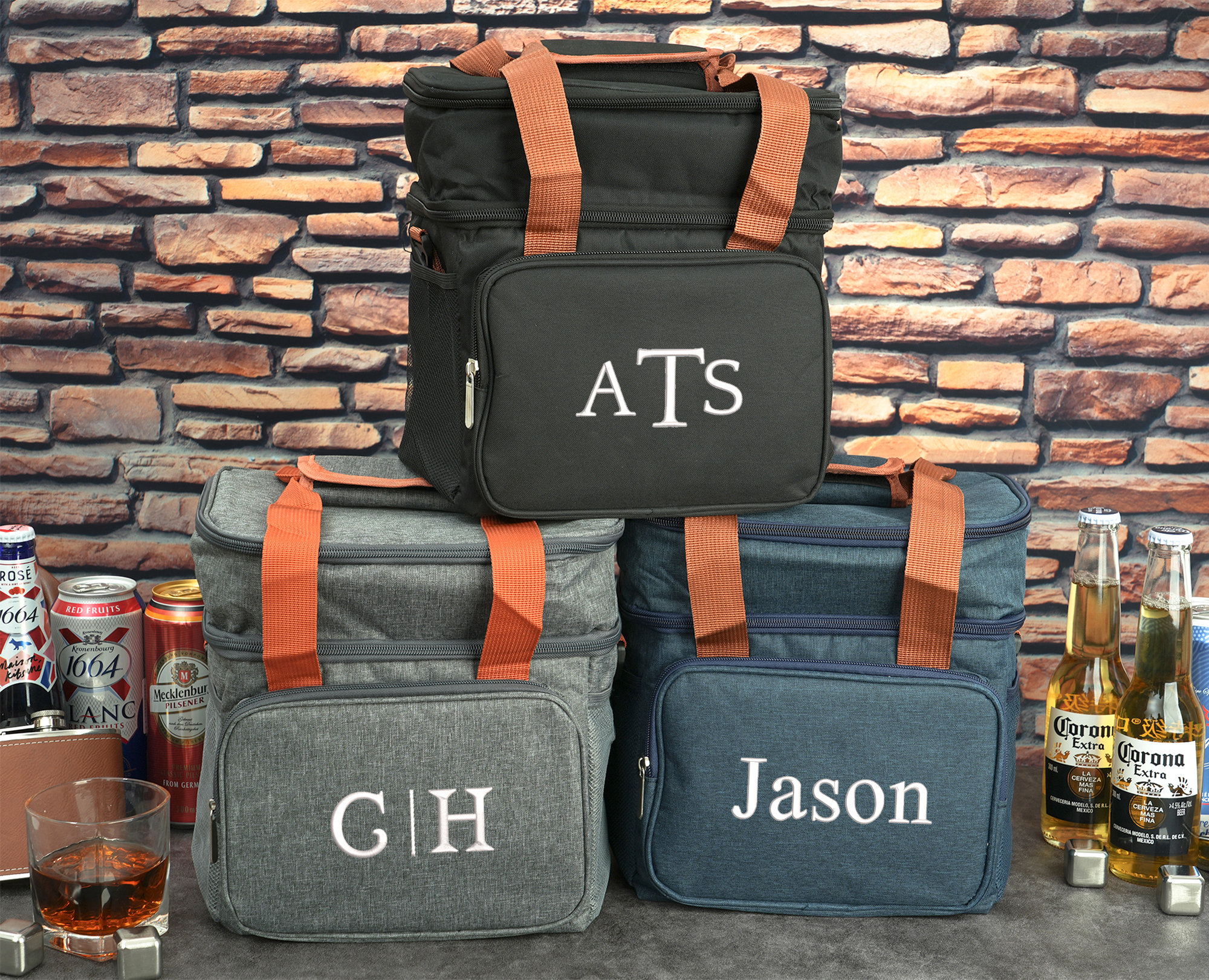 Personalized Cooler Bag, Groomsmen Gift Large Beer Cooler, Custom ...