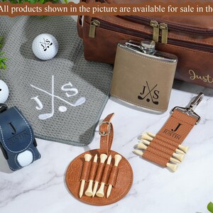 Golf Bag Tag Personalized, Engraved Golf Bag Tag, Custom Leather Golf ...