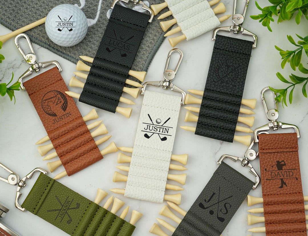 Personalized Golf Bag Tag,engraved Golf Bag Tag,custom Leather Golf Bag ...