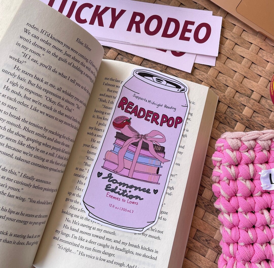 Romance Readerpop Bookmark Soda Bookmark Romance Bookmark Bookish Gifts ...