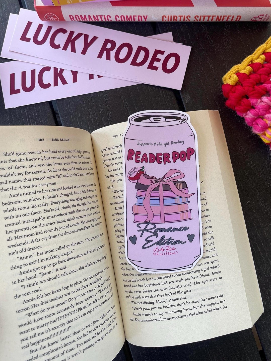 Romance Readerpop Bookmark | Soda Bookmark | Romance Bookmark | Bookish ...