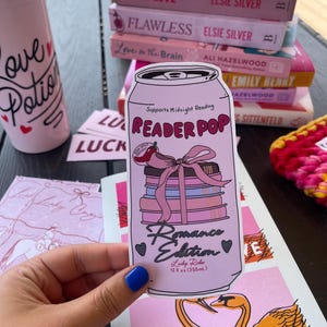 Romance Readerpop Bookmark | Soda Bookmark | Romance Bookmark | Bookish ...