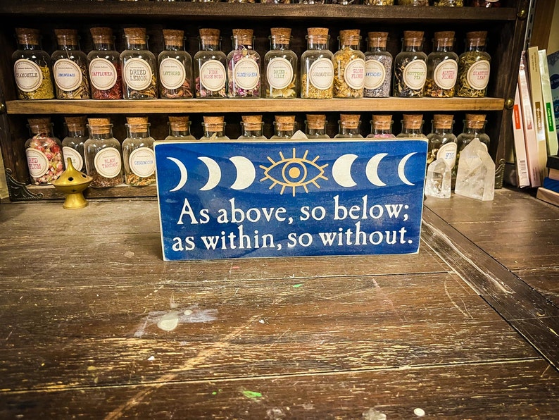 Pagan Prayer, Solid Wood and Paint Sign, Hand Crafted, Custom Colors ...