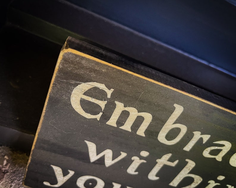 Embrace the Magic, Solid Wood and Paint Sign, Hand Crafted, Custom ...
