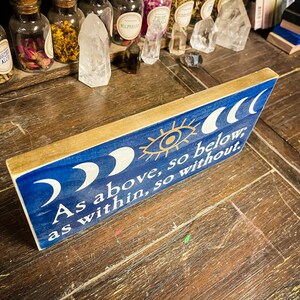 Pagan Prayer, Solid Wood and Paint Sign, Hand Crafted, Custom Colors ...