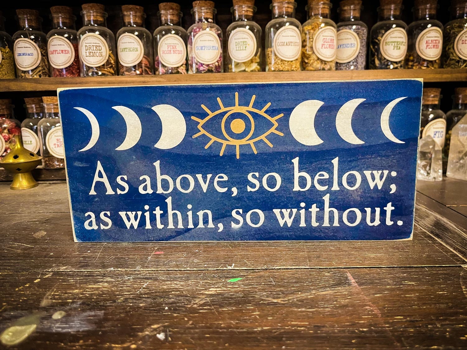 Pagan Prayer, Solid Wood and Paint Sign, Hand Crafted, Custom Colors ...