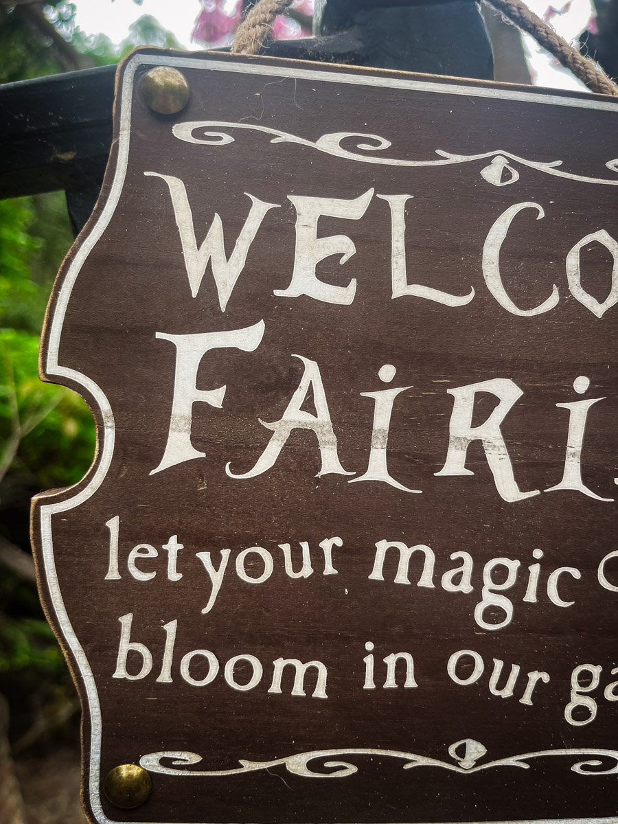 Fairy Garden Sign Solid Wood and Paint Sign, Hand Crafted, Custom ...
