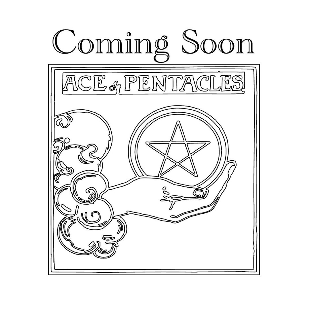 Tarot Pentacle, Wand, Sword, Cups, Solid Wood and Paint, Hand Crafted ...