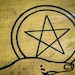 Tarot Ace Pentacle, Wand, Sword, Cups, Solid Wood and Paint, Hand ...