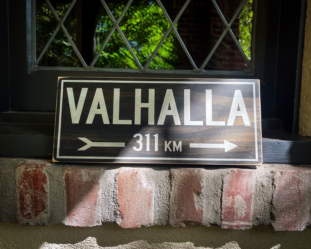 Custom Location Distance Colors Wood and Paint Sign, Hand Crafted ...