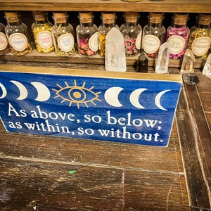 Pagan Prayer, Solid Wood and Paint Sign, Hand Crafted, Custom Colors ...