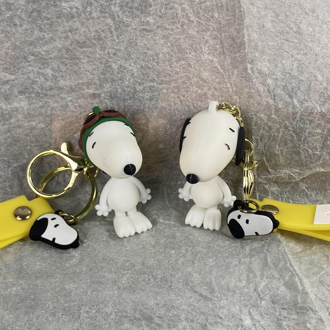 Snoopy Keychain-snoopy 3D Keychain-snoopy Silicone Keychain-key Ring - Etsy