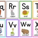Animal Alphabet Letter Flashcards - Etsy