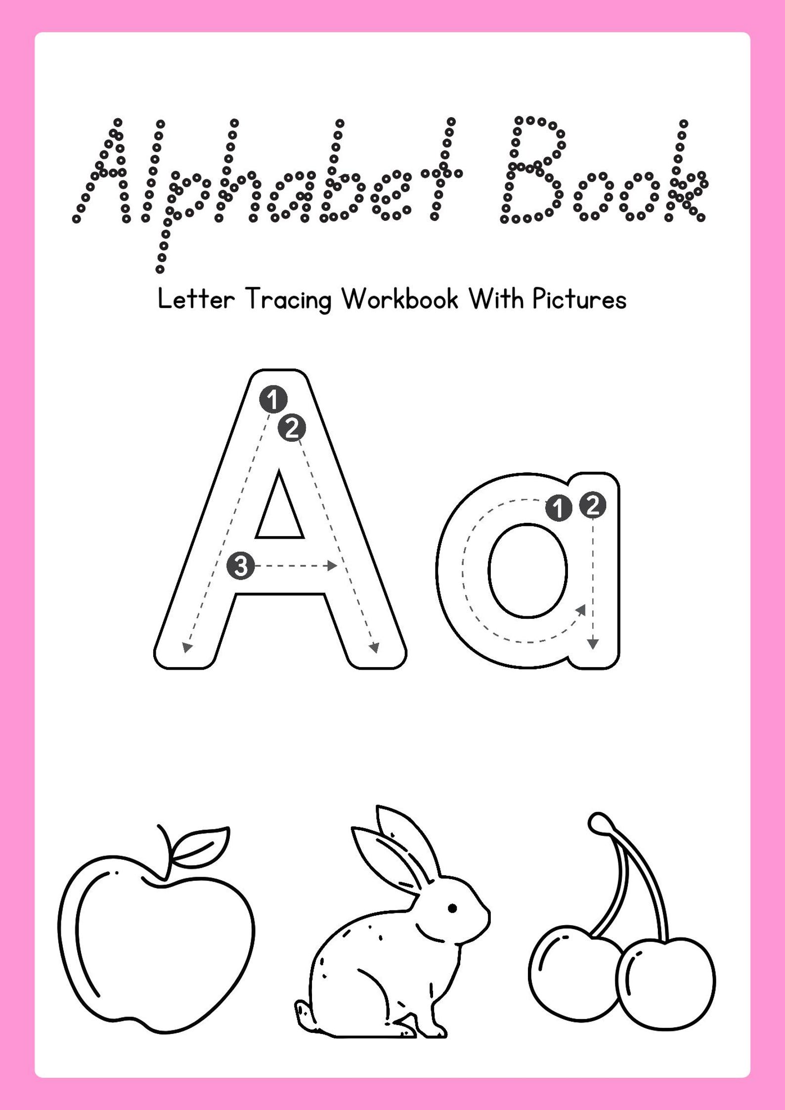 Alphabet Writing Book, Letter Tracing, Early Education, Preschool ...