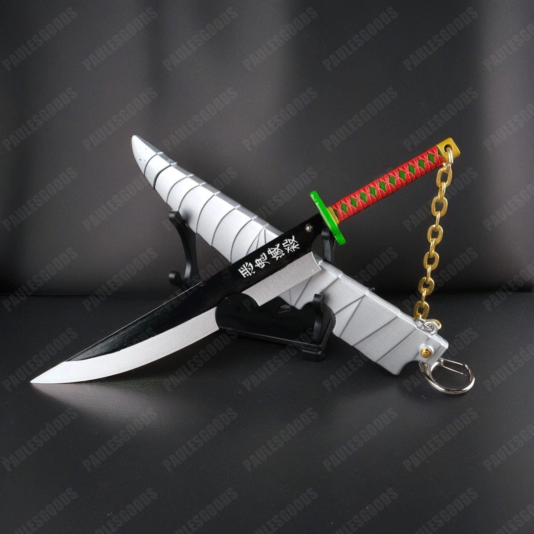 Anime Tengen Metal Keychain, 8.4 INCH Anime Keychain With Stand, Anime ...