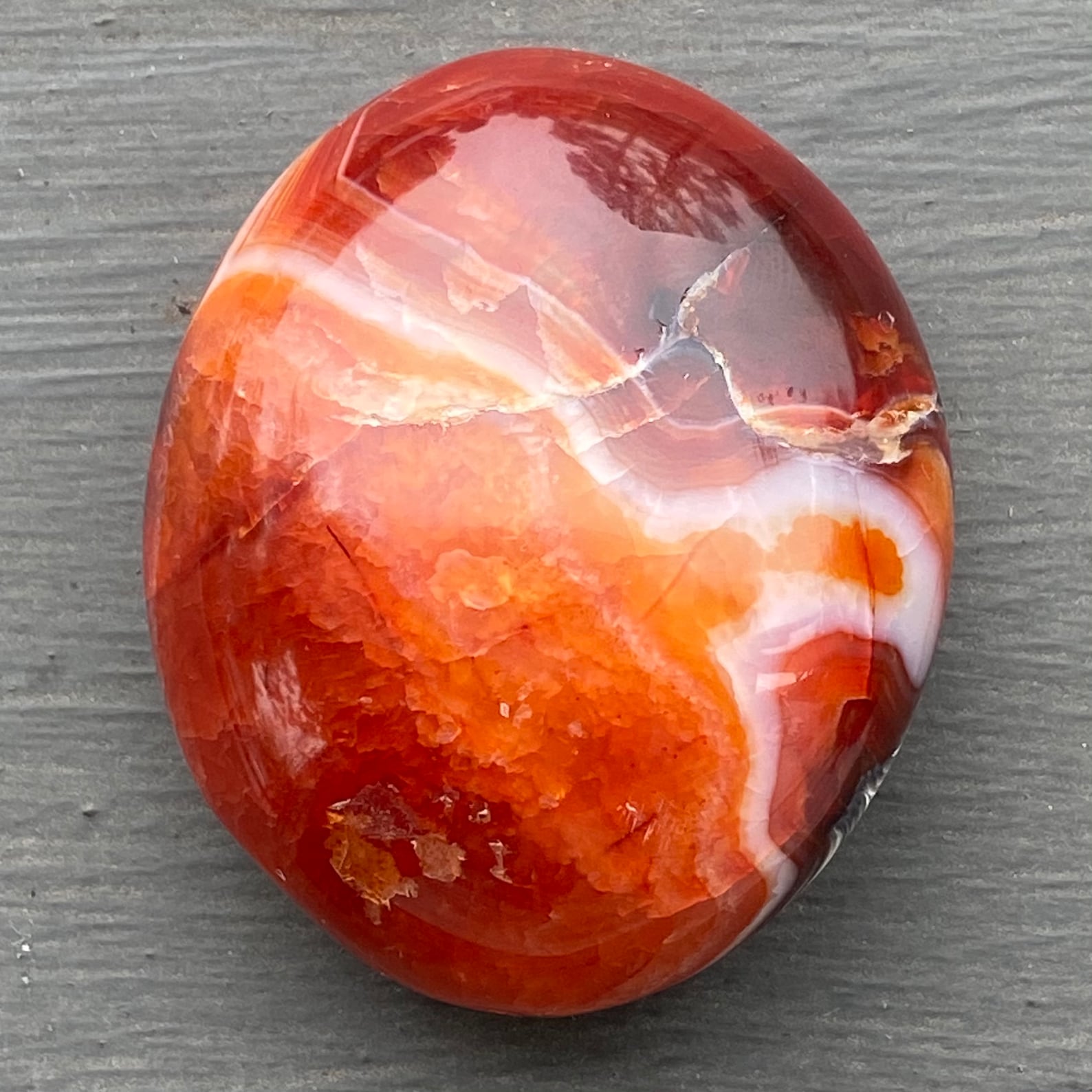 Red Orange Carnelian Jasper Free Form Polished Stone 2 1/4 | Etsy