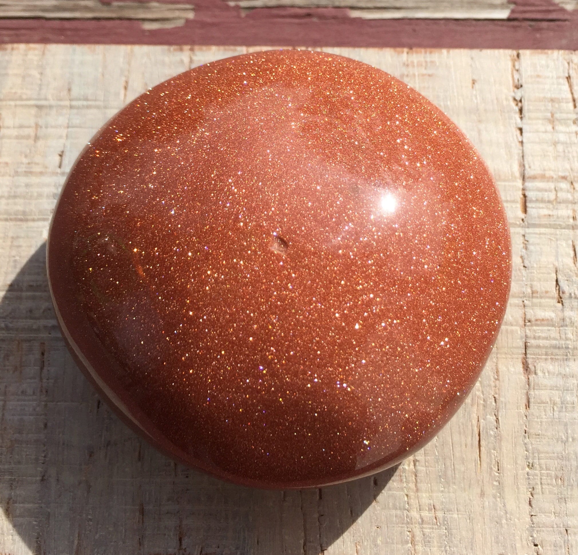 Red Goldstone Mineral Crystal Freeform Stone Orange Sparkle - Etsy