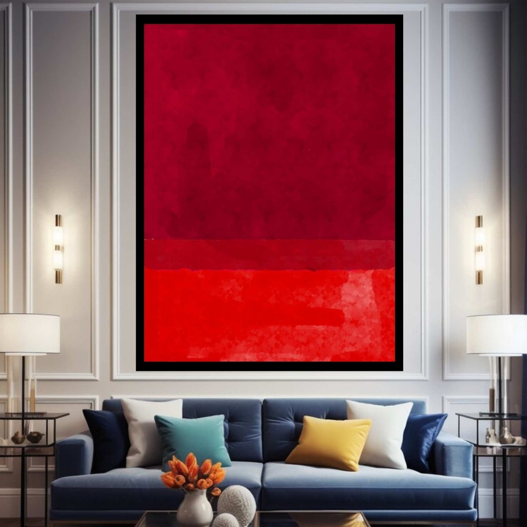 Mark Rothko Rahmen Leinwand/Poster Kunstreproduktion, Rothko ...