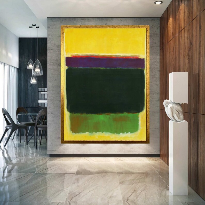 Mark Rothko Frame Canvas/poster Art Reproduction, Rothko Reproduction ...