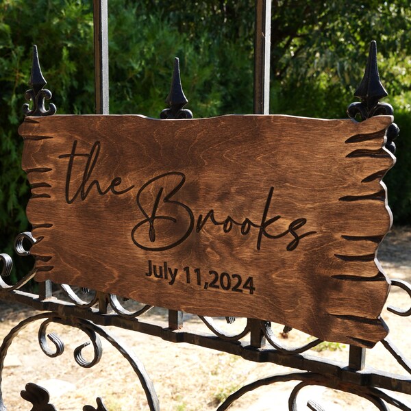 Natural Wood Sign - Etsy