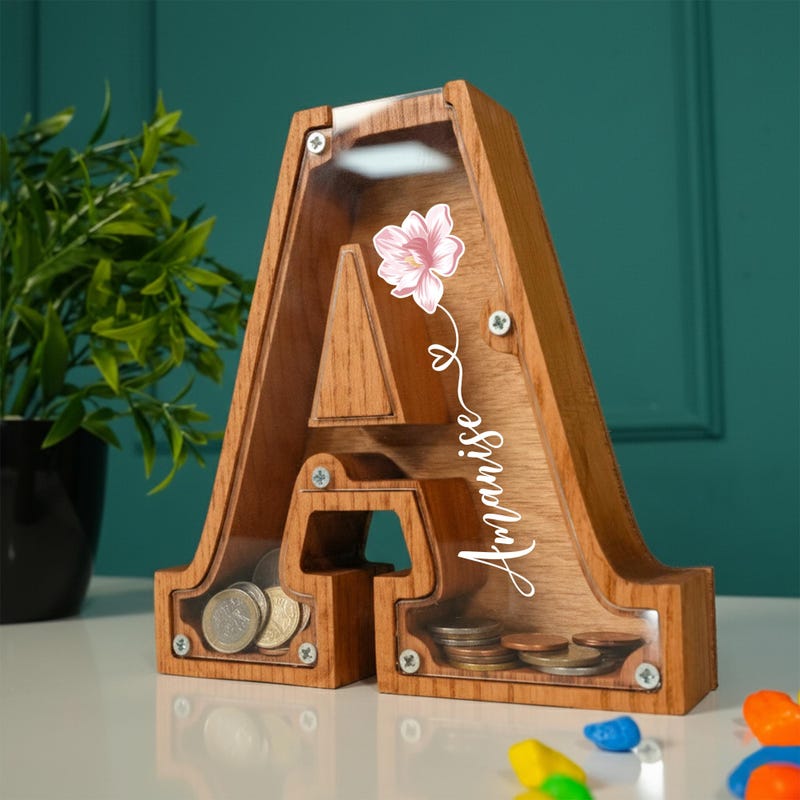 Custom Birth Piggy Bank - Etsy