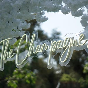 Engagement Custom Neon Sign, Personalized Engagement Party Decor ...