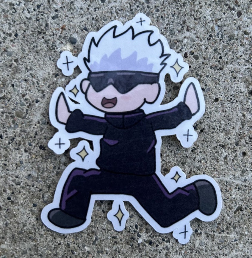 Happy Gojo Satoru Stickers - Etsy