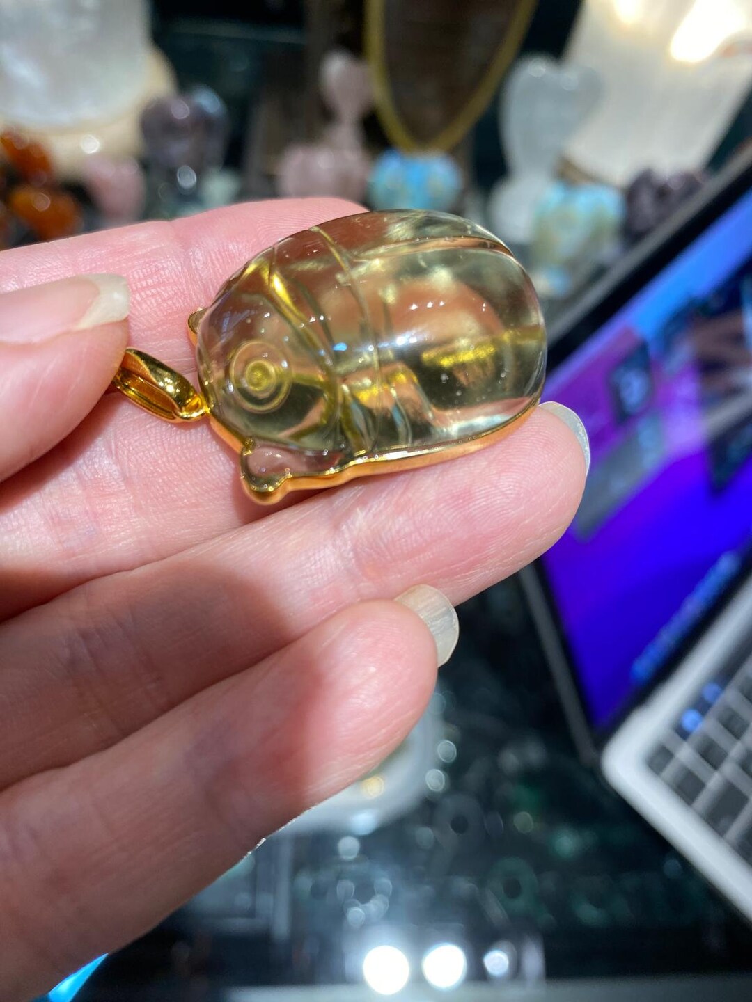 Stoneage Collection Libyan Gold Tektite Scarab - Etsy