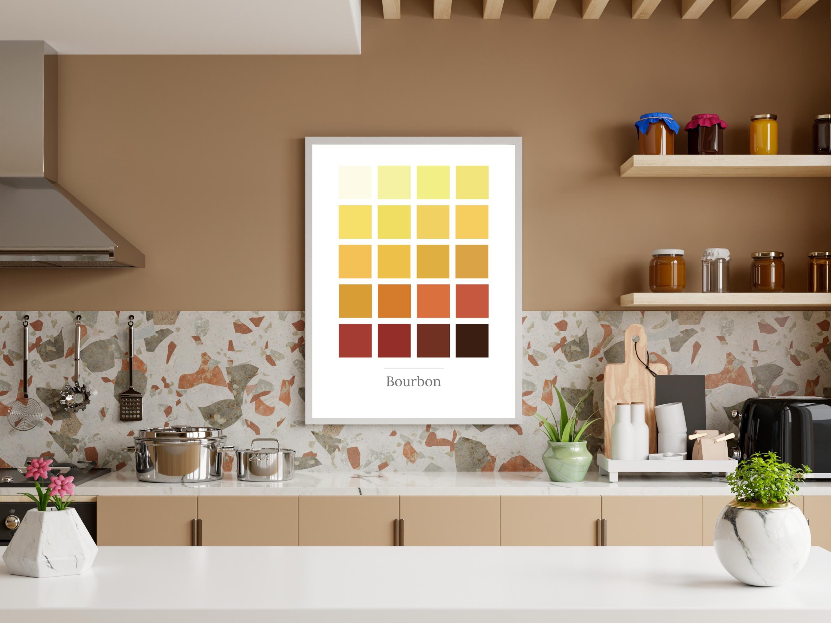 Bourbon Color Guide, Types, Tips, Cheatsheet, Poster, Sign, Gift, Home ...