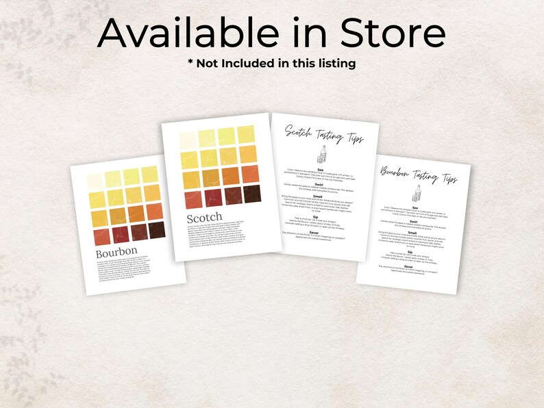 Scotch Guide, Tips, Cheatsheet, Poster, Sign, Printable, Bachelorette ...