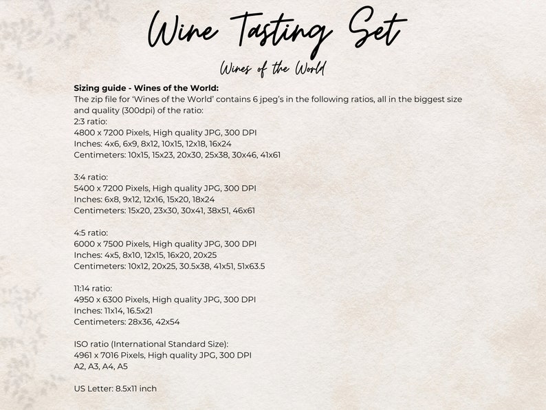 Wine Tasting Guide White Grape Reference Card, Cheat Sheet, Scorecard ...
