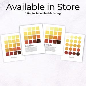 Whiskey Color Guide, Types, Tips, Cheatsheet, Poster, Sign, Gift, Home ...